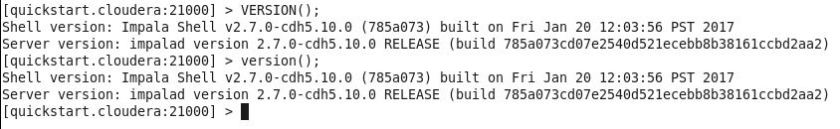 Version and Release Build of Impala Daemon – Big Data & SQL