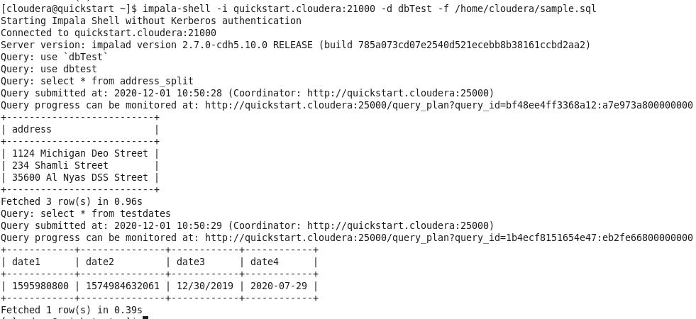 Batch Processing in Impala – Big Data & SQL