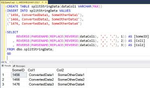 Convert Delimited Data Into Columns In SQL Server – Big Data & SQL