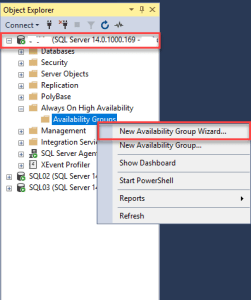 SQL Server Objects – Object Explorer – Big Data & SQL