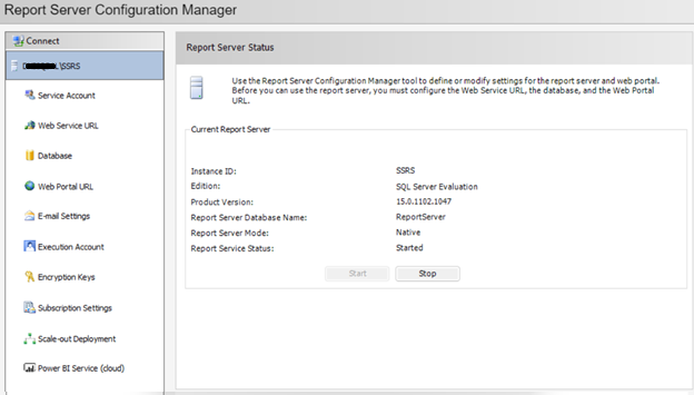SQL Server Reporting Services (SSRS) Configuration – Big Data & SQL
