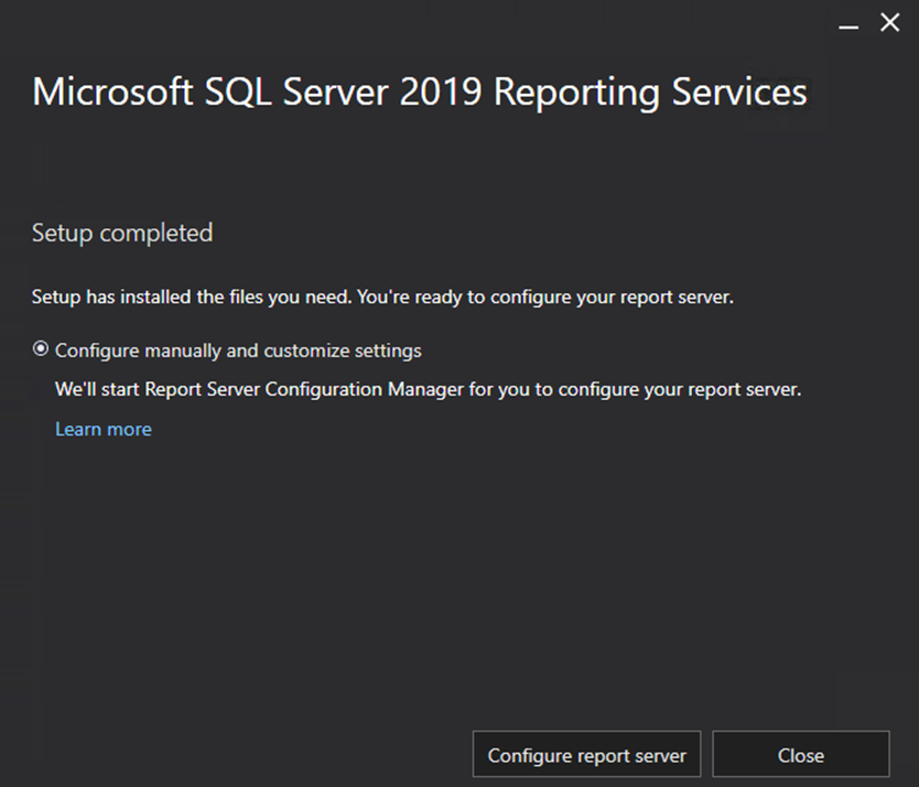 SQL Server Reporting Services (SSRS) Installation – Big Data & SQL
