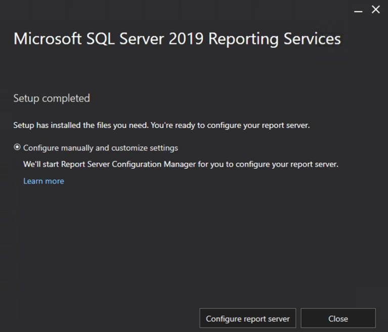 SQL Server Reporting Services (SSRS) Installation – Big Data & SQL